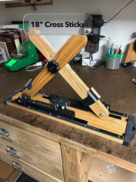 Benchrest Cross Sticks | BPCR 3D Printed Accessories